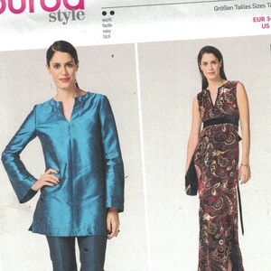 Misses Sewing Pattern Burda 6484 Easy Coordinates Dress Tunic Pants ...
