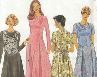 1990s Sewing Pattern Simplicity 8865 Misses Princess Seam Two Piece ...