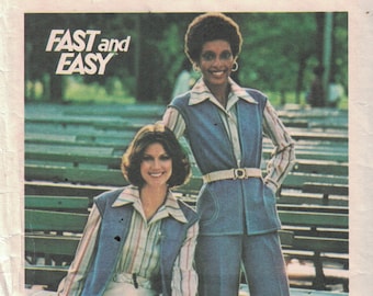 Vintage 1970s Simplicity 5302 Size 14 Women's Blouse - Etsy