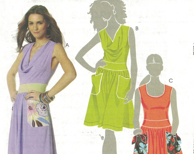 1990s Sewing Pattern New Look 6923 Misses Princess Seam Jumper Dress ...