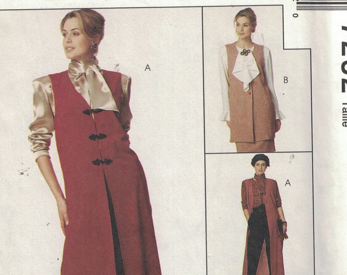 1990s Sewing Pattern Simplicity 8865 Misses Princess Seam Two Piece ...
