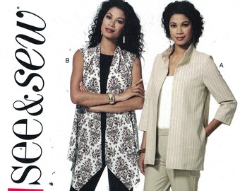 Waterfall Jacket Pattern | Etsy