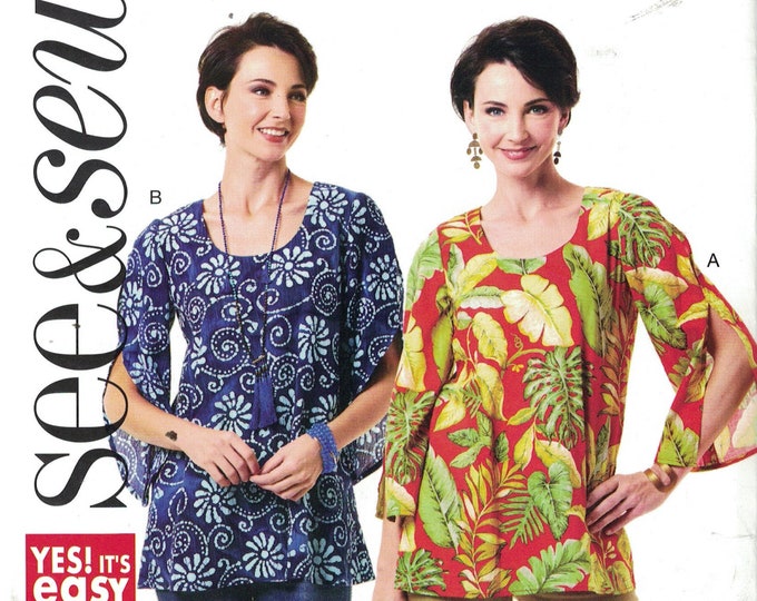 Misses Sewing Pattern Mccalls M7595 7595 Misses Pullover Summer ...