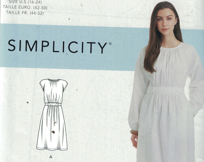 Misses Sewing Pattern Simplicity S9138 9138 / R10594 Peasant Dress With ...