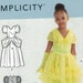 Kids Sewing Pattern New Look 6220 Toddlers Girls Top Tiered Skirt Capri ...