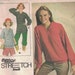 1970s Vintage Sewing Pattern Simplicity 7427 Misses Shirt Dress or ...