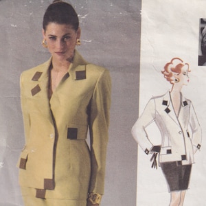1990s Misses Vintage Sewing Pattern Vogue Attitudes International 2955 ...