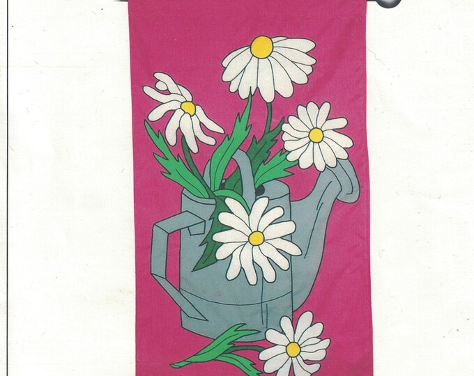 Craft Sewing Pattern Flag Factory 65080 Can of Daisies Spring Flower ...