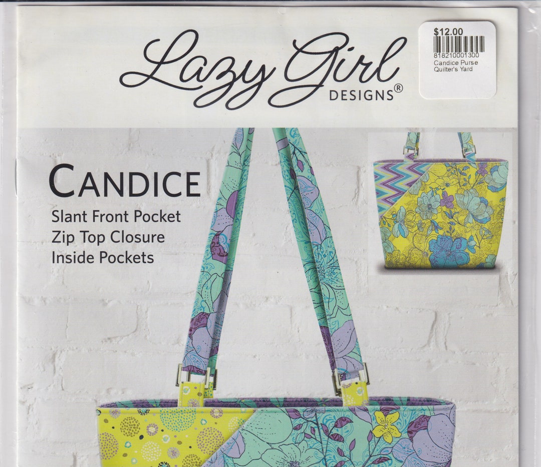 Craft Sewing Pattern Lazy Girl Designs LGD130 130 Candice Tote Bag Bucket Purse UNCUT - Etsy