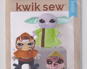 Kwik Sew K4323 18 Plush Aliens Sewing Pattern - Etsy