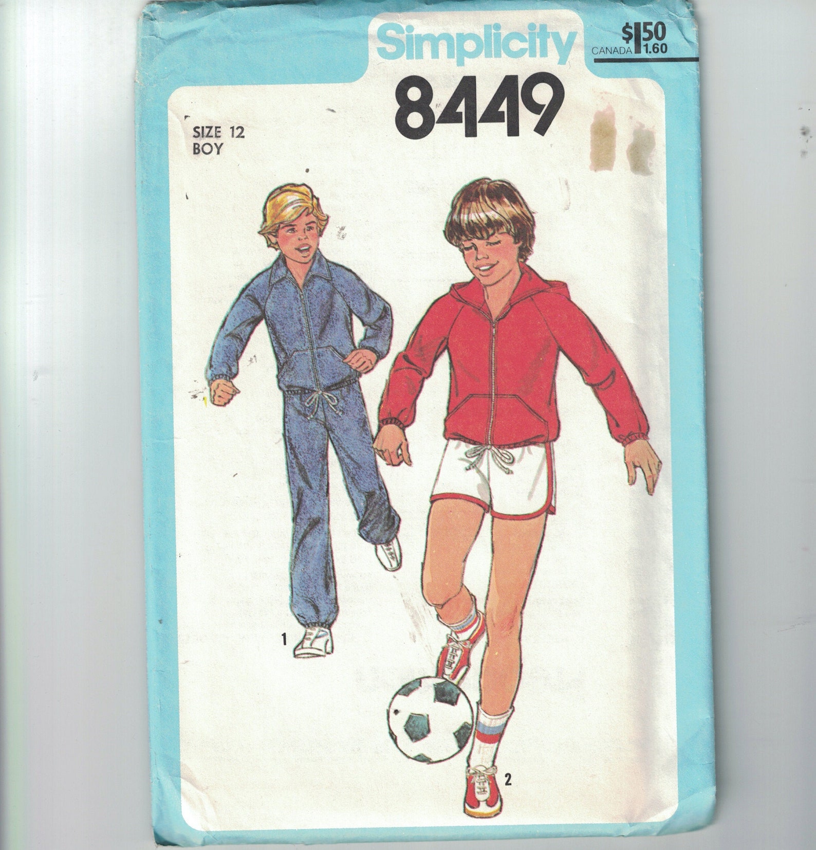 1970s Vintage Sewing Pattern Simplicity 8449 Boys Track Suit - Etsy