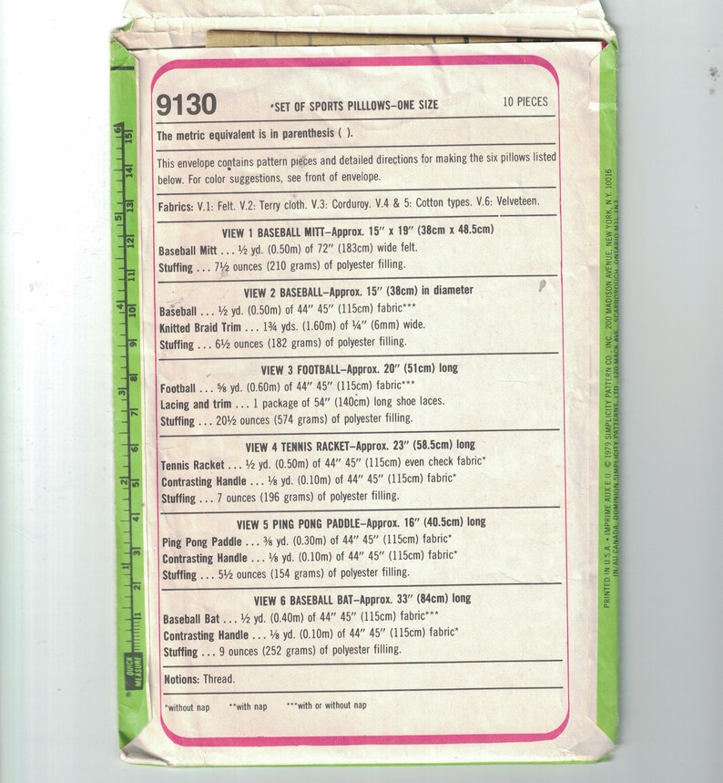 1970s Vintage Sewing Pattern Simplicity 9130 Misses Set of | Etsy