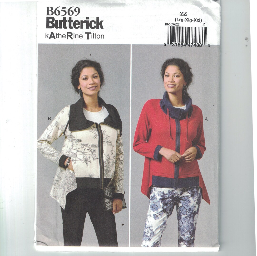 Misses Sewing Pattern Butterick B6569 Katherine Tilton Loose Fitting ...