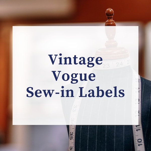 Vogue Label - Etsy