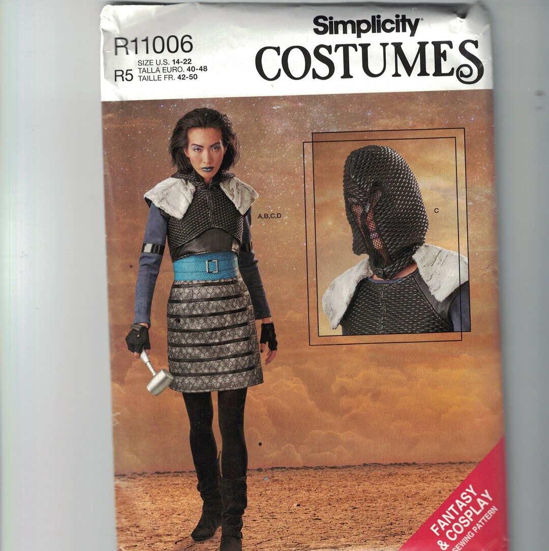 Misses Sewing Pattern Simplicity S9250 9250 R11006 Misses Armor Dress ...