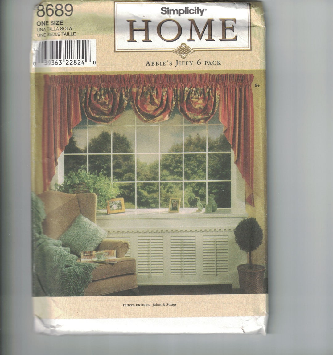 Craft Sewing Pattern Simplicity 8689 Abbies Jiffy Six Pack Window ...
