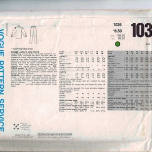 1980s Vintage Sewing Pattern Vogue 1036 American Designer Carol Horn ...