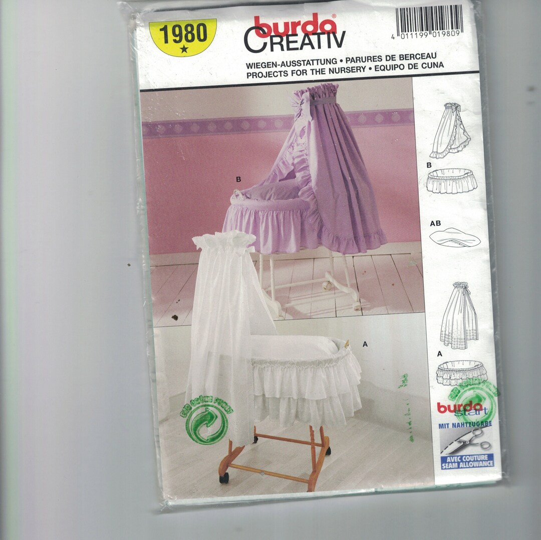 Craft Sewing Pattern Burda 1980 Burda Creativ Nursery Projects - Etsy