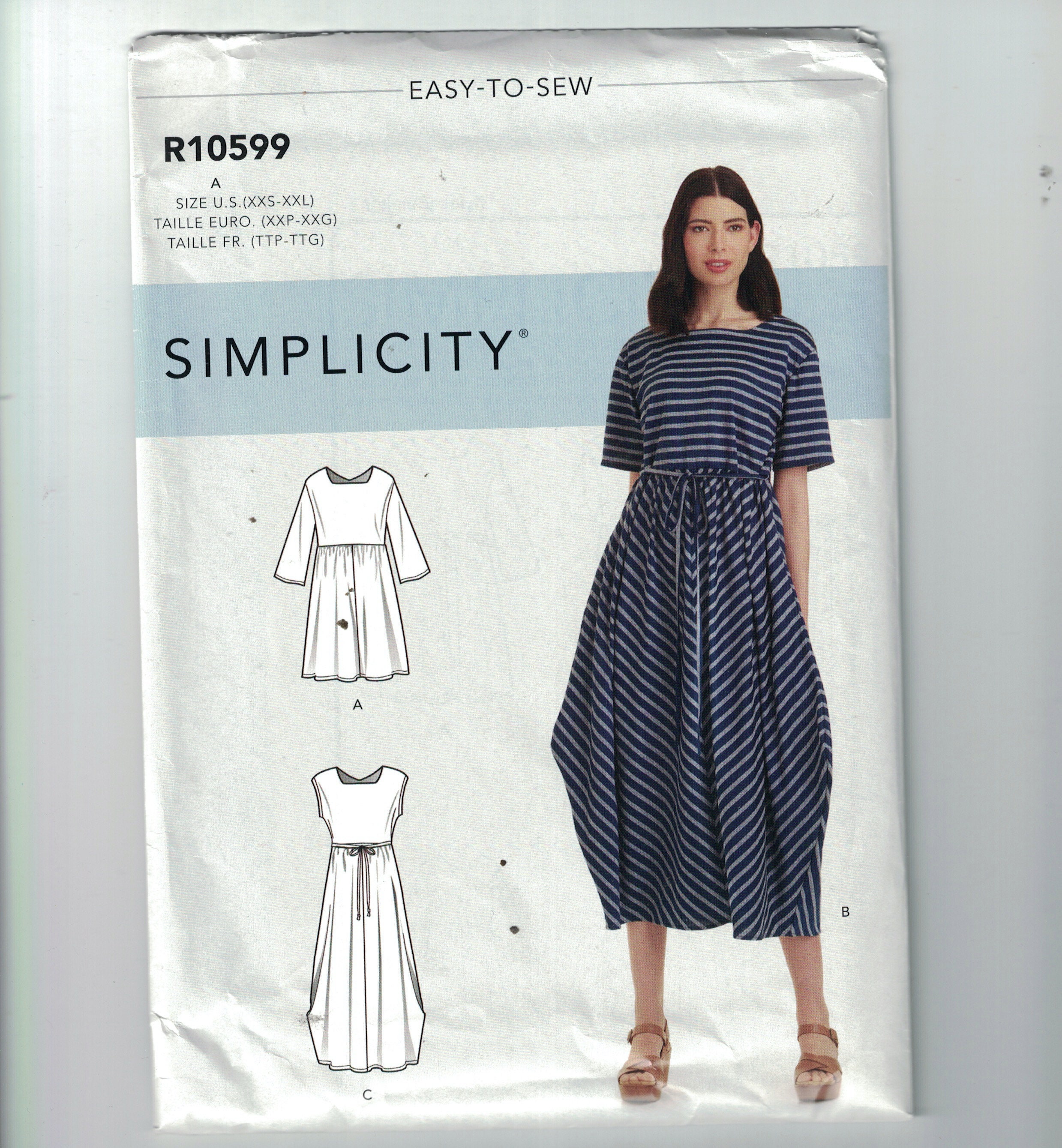 Misses Sewing Pattern Simplicity R10599 S9140 9140 Relaxed | Etsy