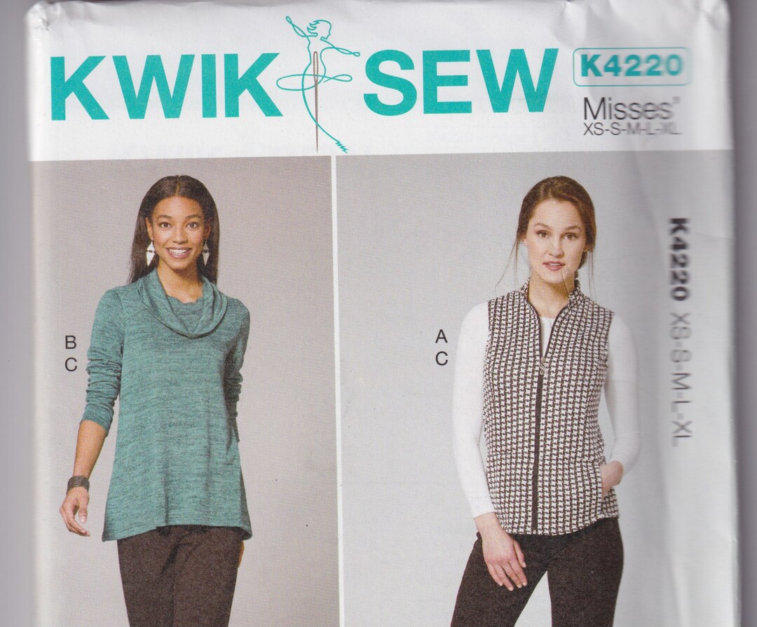 Misses Sewing Pattern Kwik Sew K4220 4220 Vest Top and Pants - Etsy