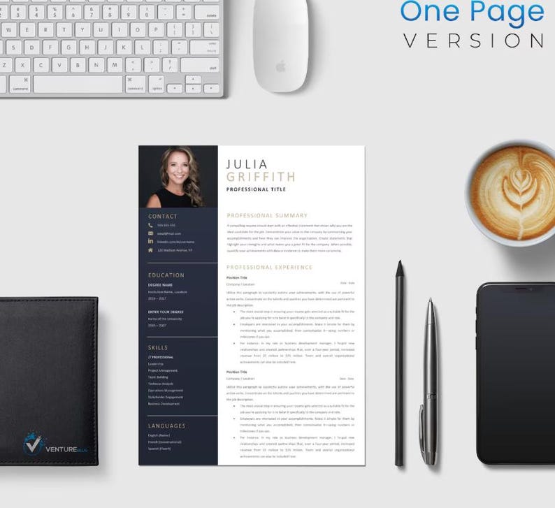 Personalised ATS Friendly Resume Template Word, Linkedin, Google Docs ...