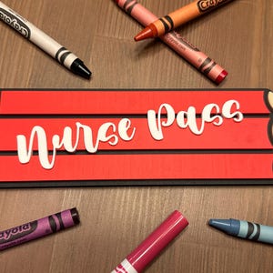 3D Printed Hall Pass | Teacher Gift | Durable, Reusable and Fun School ...