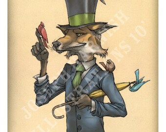 Fox Top Hat | Etsy