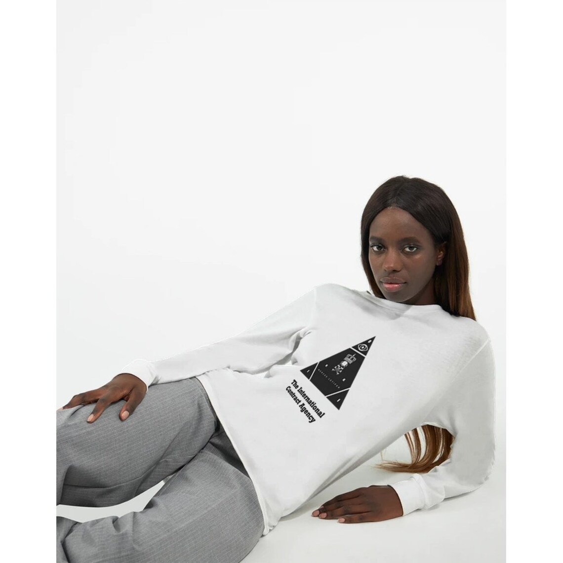 Hitman ICA Logo Premium Unisex Longsleeve T-shirt White - Etsy