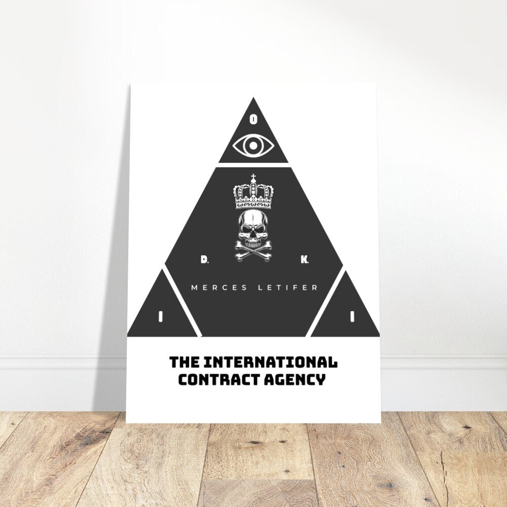 Hitman ICA Logo Matte Paper Poster 60x80 Cm / 24x32 - Etsy