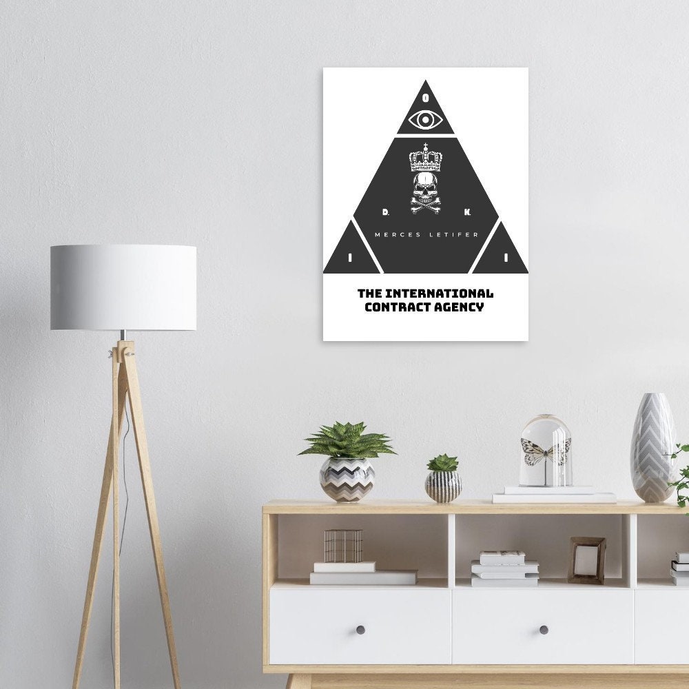 Hitman ICA Logo Matte Paper Poster 60x80 Cm / 24x32 - Etsy