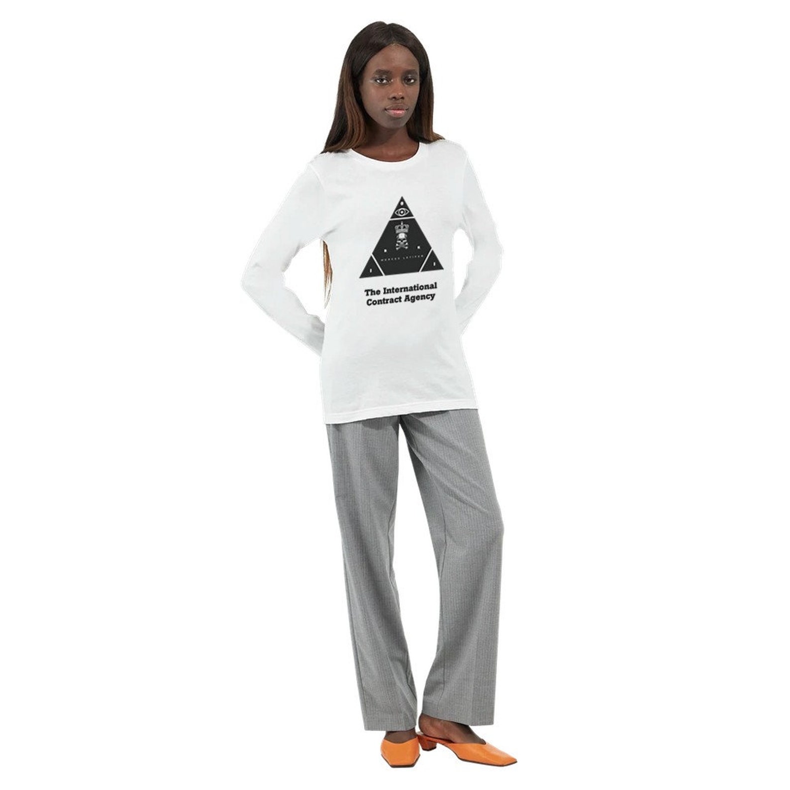 Hitman ICA Logo Premium Unisex Longsleeve T-shirt White - Etsy