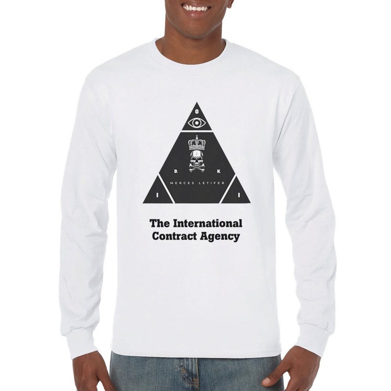 Hitman ICA Logo Premium Unisex Longsleeve T-shirt White - Etsy