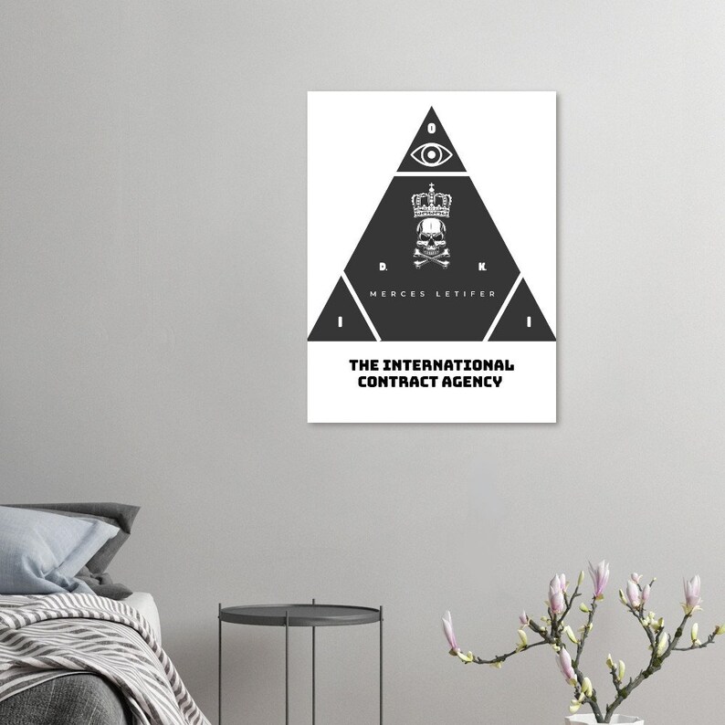 Hitman ICA Logo Matte Paper Poster 60x80 Cm / 24x32″ - Etsy