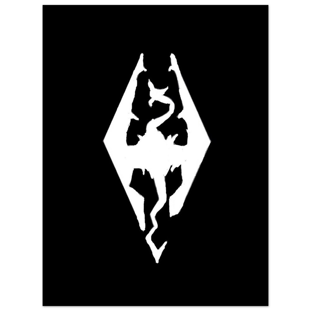 Skyrim Imperial Logo Matte Paper Poster 60x80 Cm / 24x32″ - Etsy