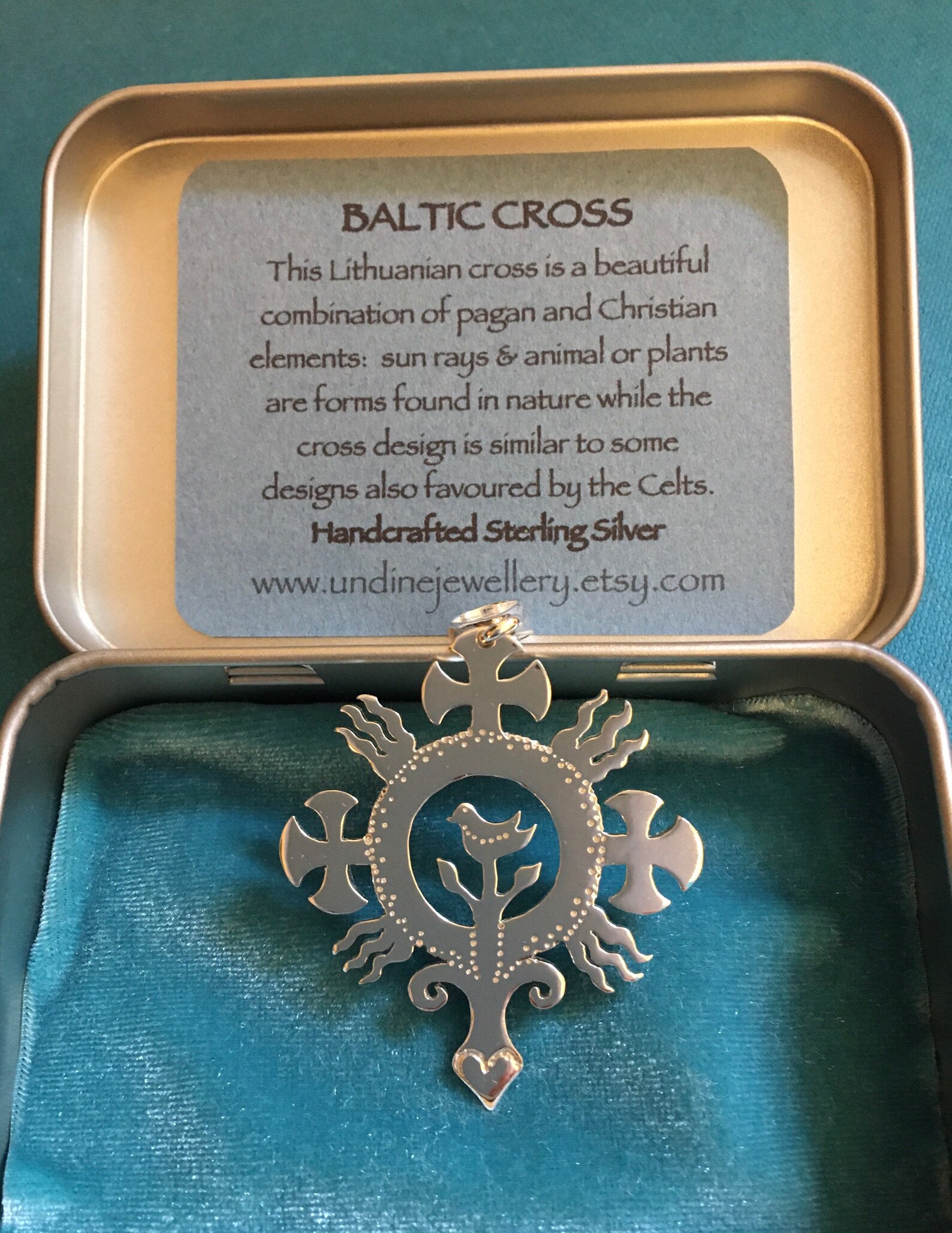Lithuanian Baltic Sun Cross - Etsy