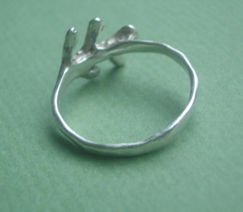 Lithuanian Rue Leaf Ruta Ring Some Sizes Ready to Ship | Etsy