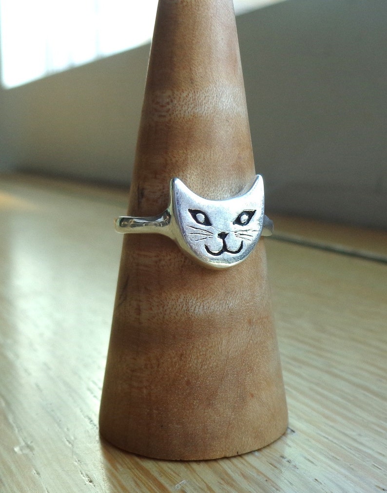 Cat Ring Sterling Silver - Etsy