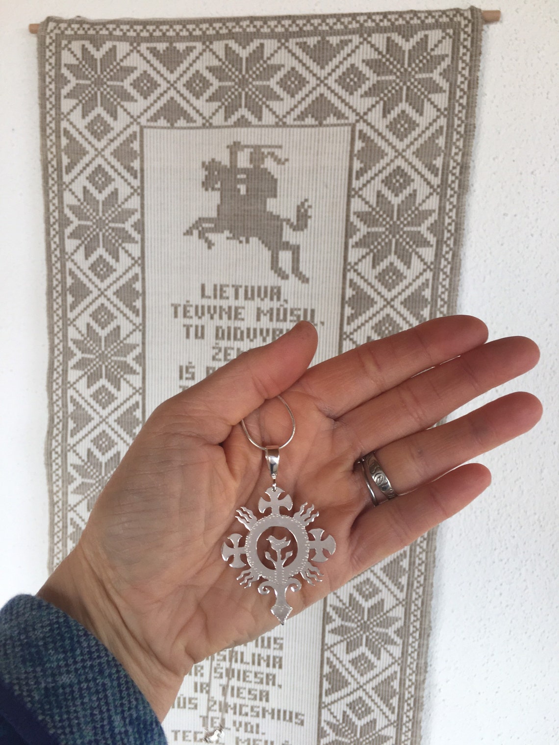 Lithuanian Baltic Sun Cross - Etsy