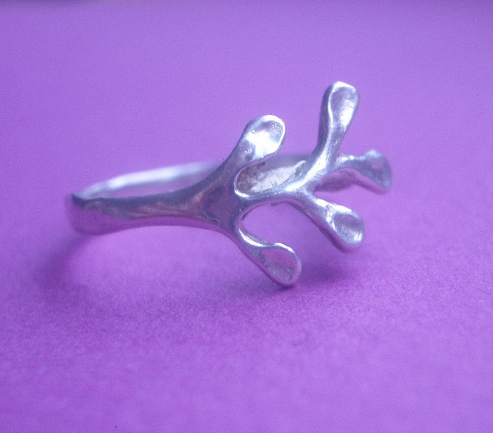 Lithuanian Rue Leaf Ruta Ring Some Sizes Ready to Ship | Etsy