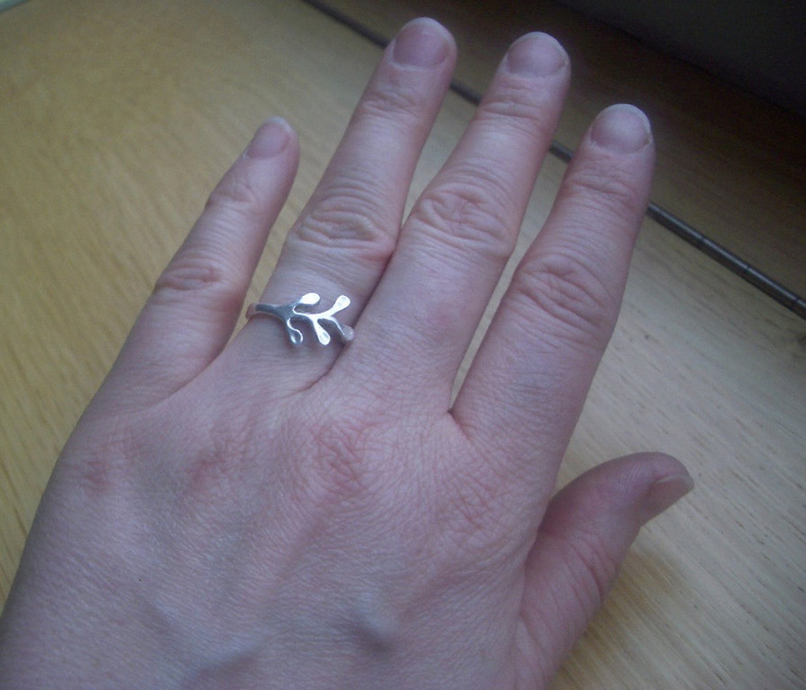 Lithuanian Rue Leaf Ruta Ring Some Sizes Ready to Ship | Etsy