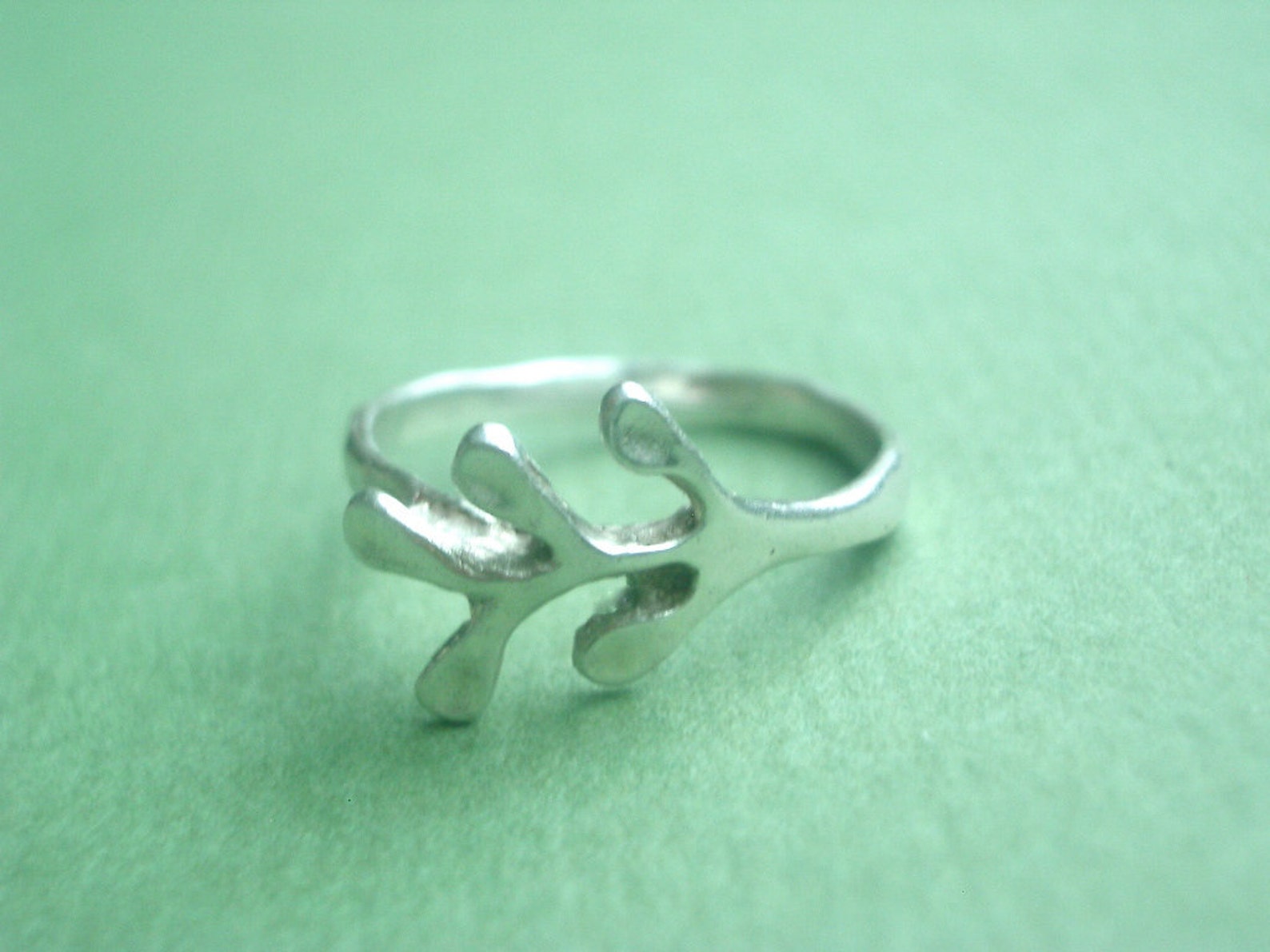 Lithuanian Rue Leaf Ruta Ring Some Sizes Ready to Ship | Etsy