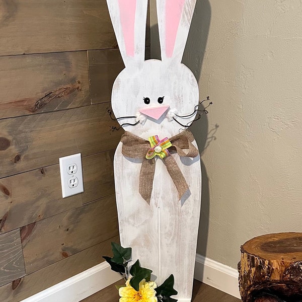 Wooden Bunny Stand - Etsy