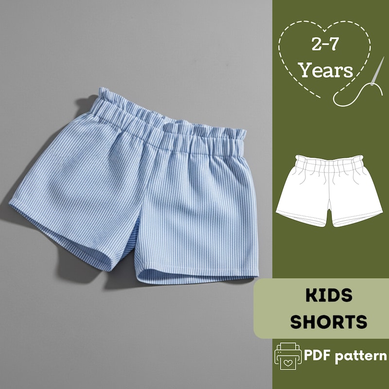 Girl Shorts Pattern - Etsy