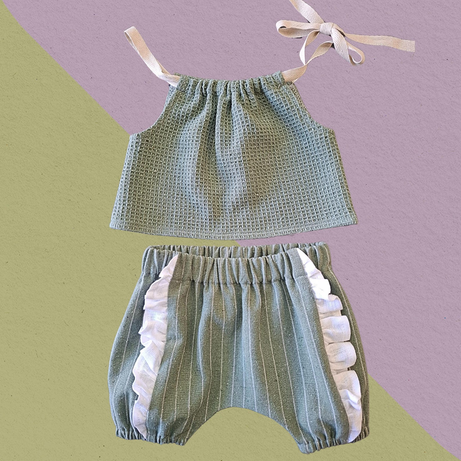 Top & Bloomers for Kids. PDF Sewing Pattern. Baby Shorts. From Newborn ...