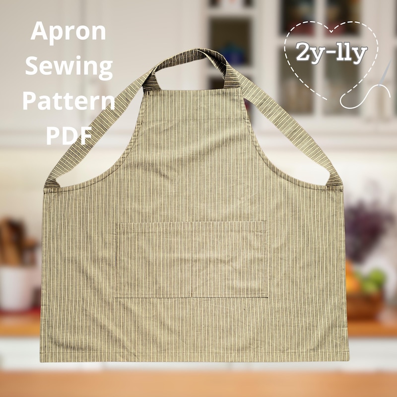 Cross Back Apron Pattern - Etsy