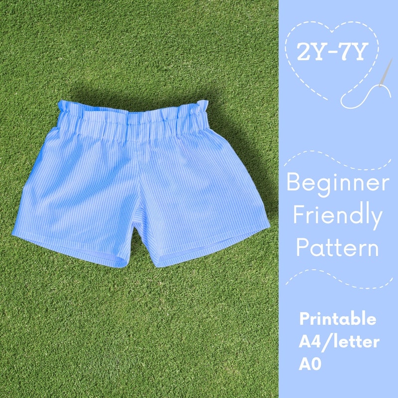 Girls Shorts Pattern - Etsy