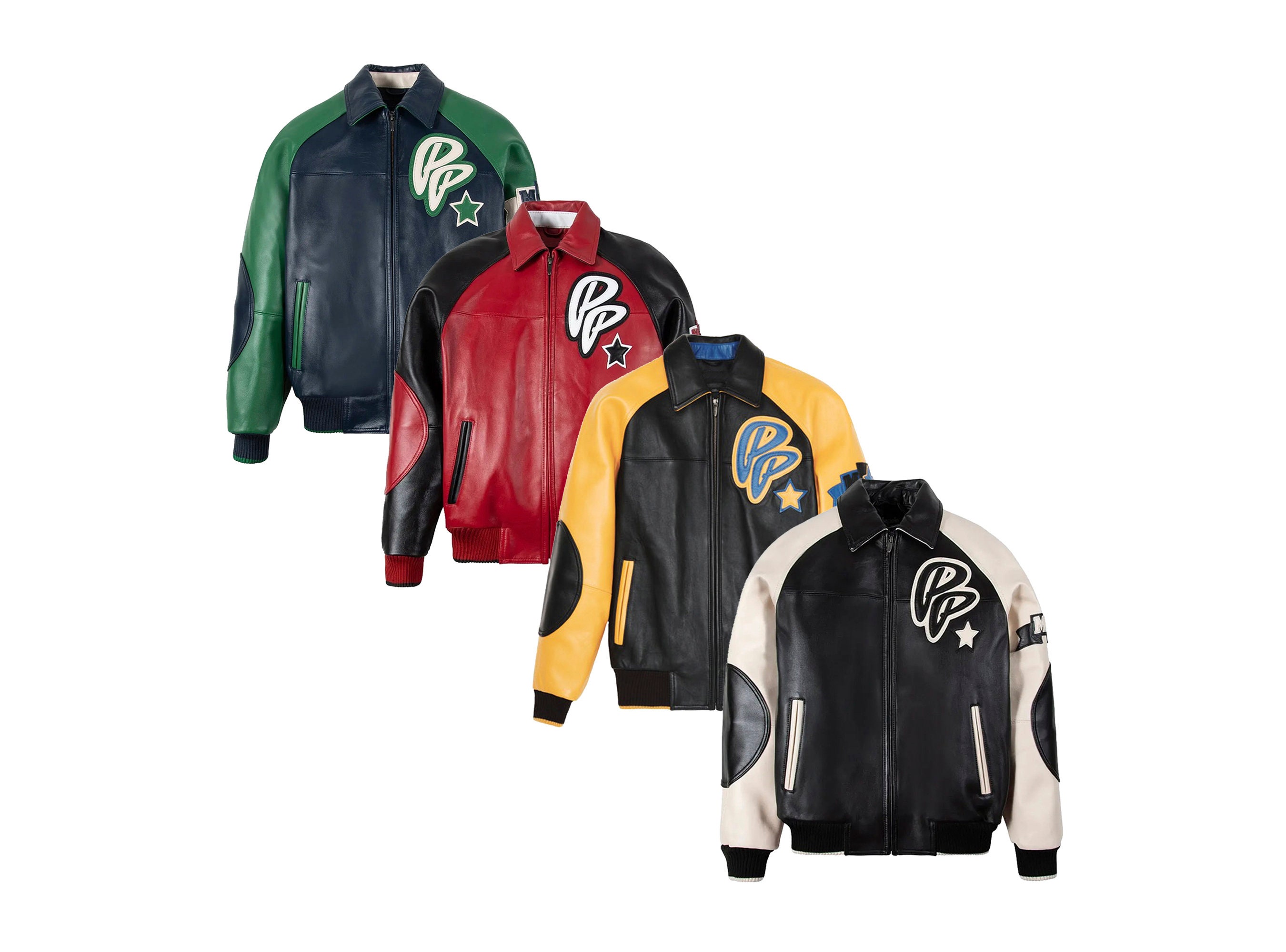 Bomber Leather Jacket Men Premium Quality Real Sheepskin Leather Bomber ...