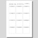 Annual Overview Planner, Yearly Organiser | Editable, Fillable PDF ...