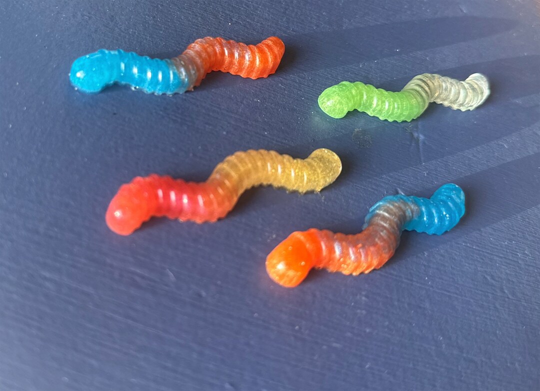 Gummy Worm Fridge Magnet Sets - Etsy