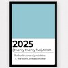 New Year Definition Block Print ,minimalist Poster ,home Décor ...